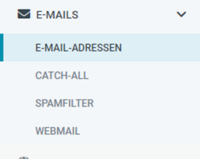 E-Mail-Adresse erstellen (Webhosting) - Green