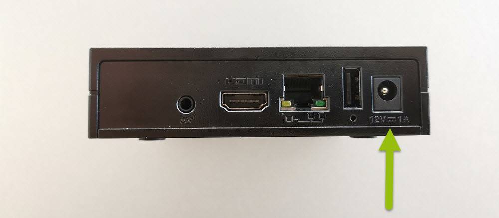 Amino TV Box anschliessen und in Betrieb nehmen - Green