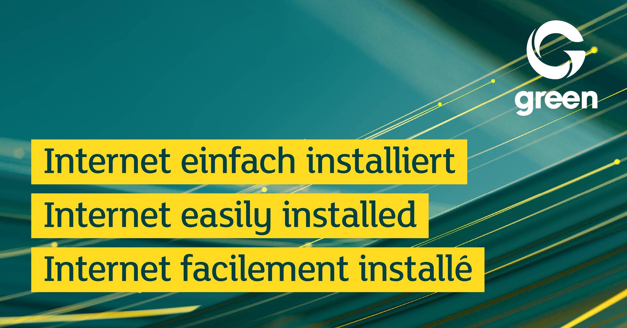 Anleitungen zur Einrichtung Ihres Internet und TV - Green